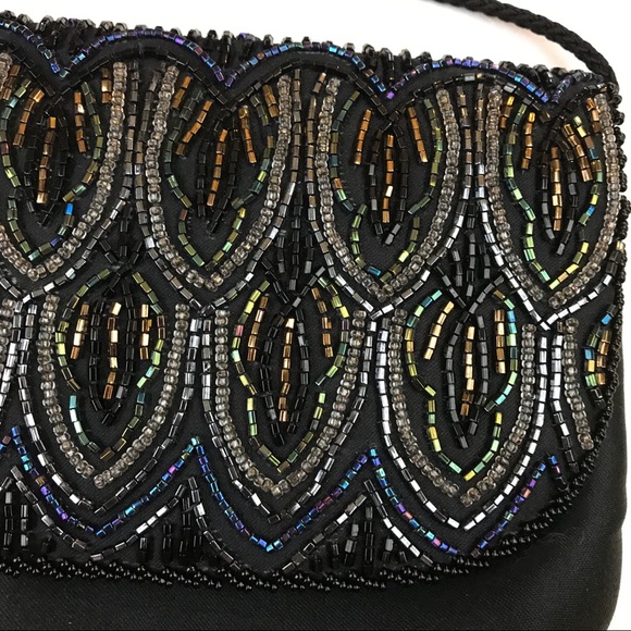 Genie | Bags | Beaded Satin Purseclutchbag Prom Gala Party | Poshmark